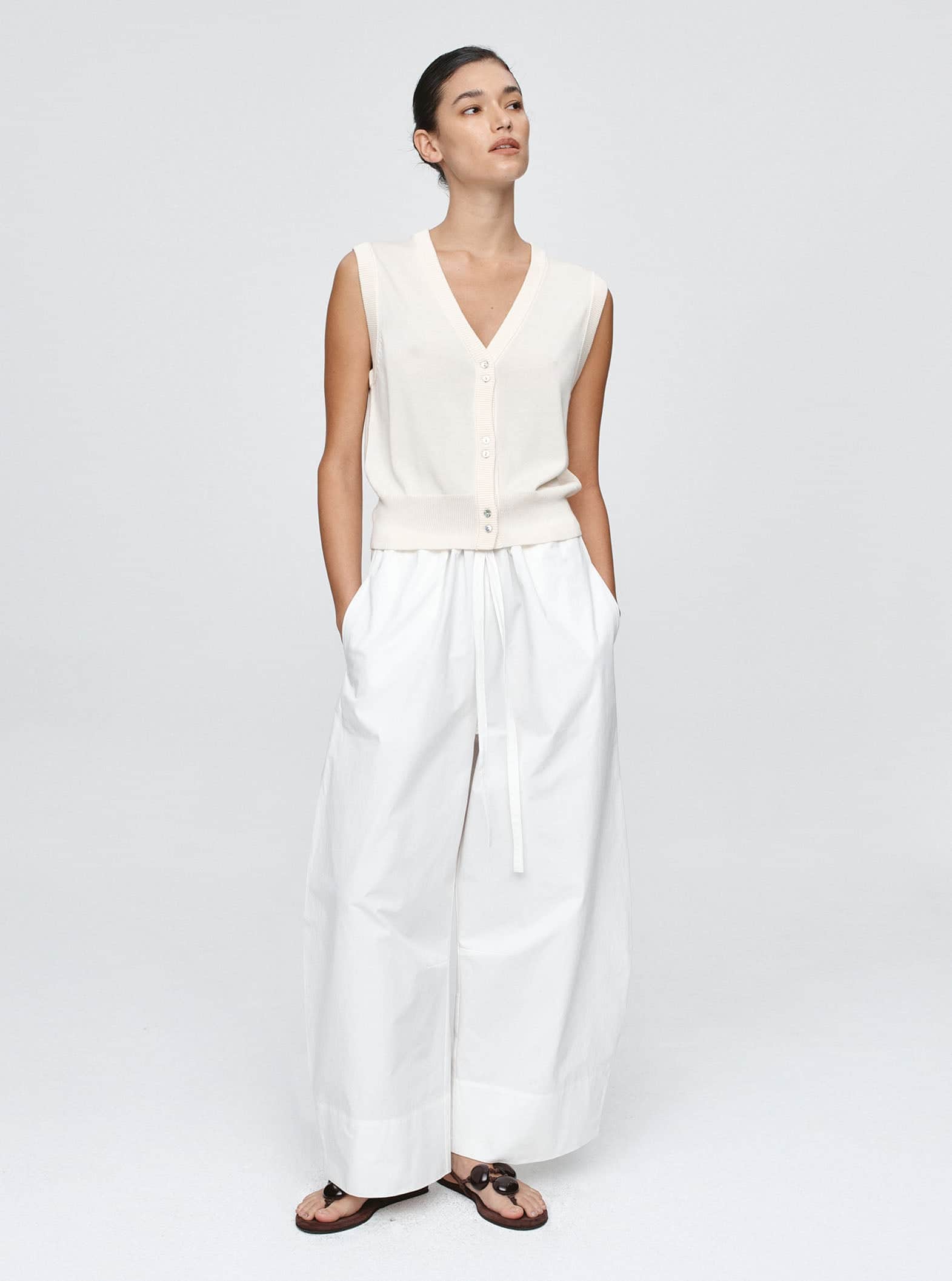 Shop Marle's Versatile Foundations Vest in Ivory - RIISE