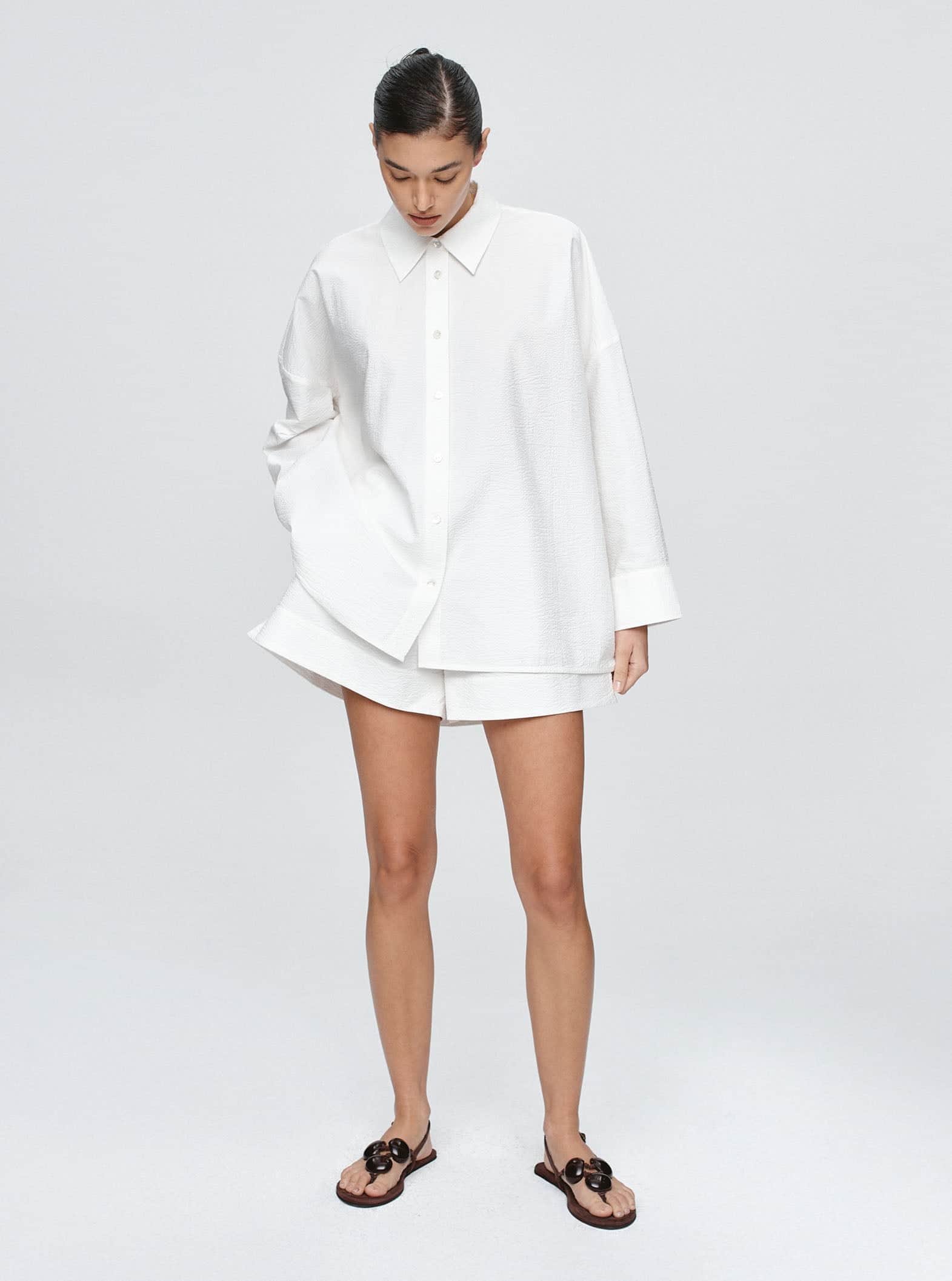 Shop Marle's Edie Shirt in White - RIISE